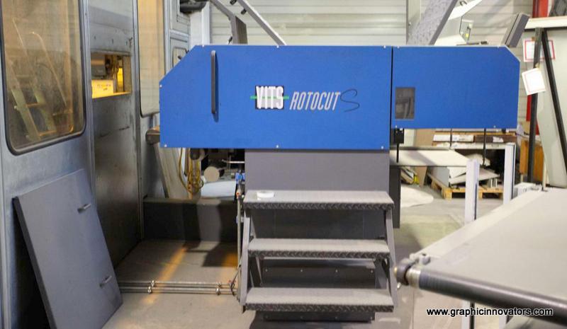 Lot #54: Vits Rotocut S Sheeter 17.75" cutoff Serial QRO 603 - WireBids